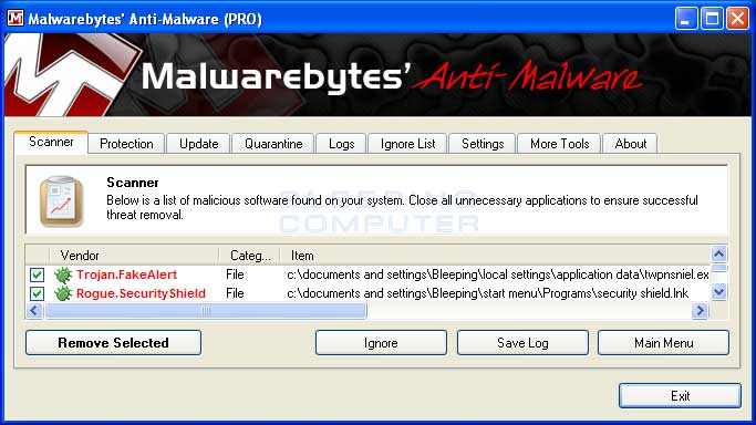 Remove Security Shield 2012 or SecurityShield (Uninstall Guide)