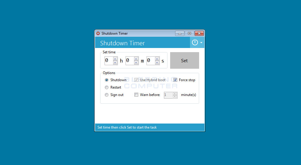 Remove the ShutdownTimer or Shutdown Timer PUP Remove the ShutdownTimer or Shutdown Timer PUP