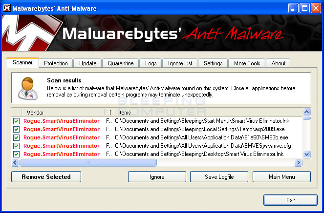 Remove Smart Virus Eliminator (Removal Guide)