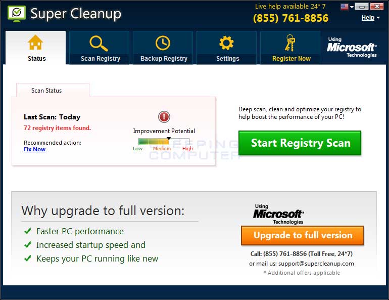 Remove the Super Cleanup PUP