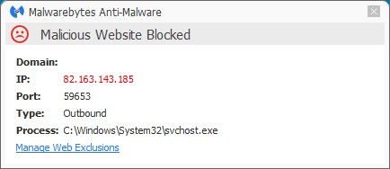 How to fix Malicious Website Blocked Alerts from Svchost.exe
