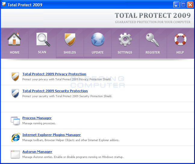 How to remove Total Protect 2009 (Uninstall Instructions)