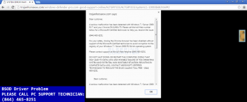 Trojan.Tech-Support-Scam Family of Computer Viruses