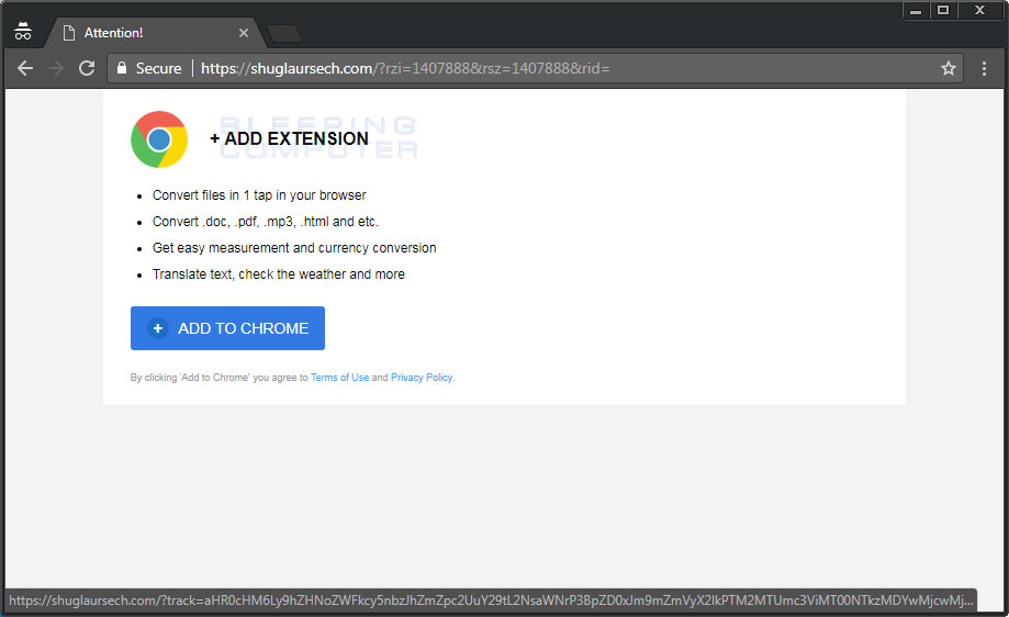 Remove the Updates were released for your version of Chrome Scam