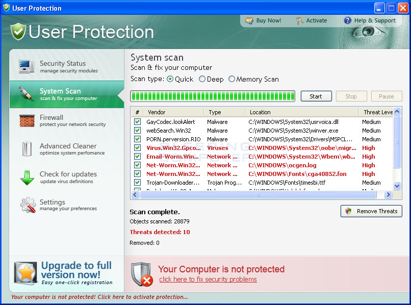 Remove User Protection (Uninstall Guide)