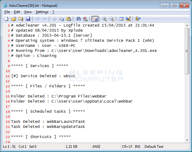 Web Bar Removal Guide