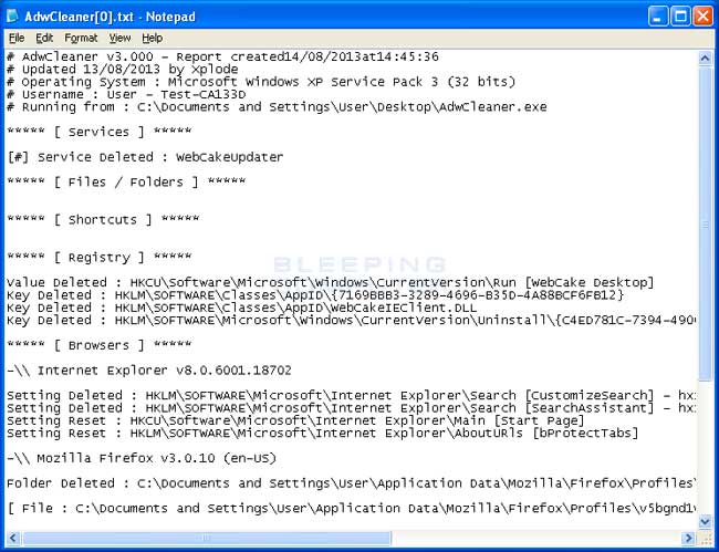 WebCake Deals and WebCake Ads Removal Guide