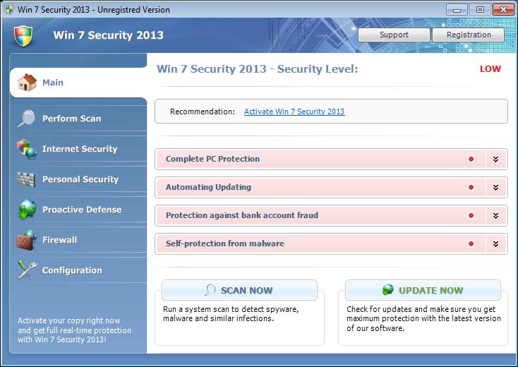 Remove Win 7 Security 2013 (Uninstall Guide)