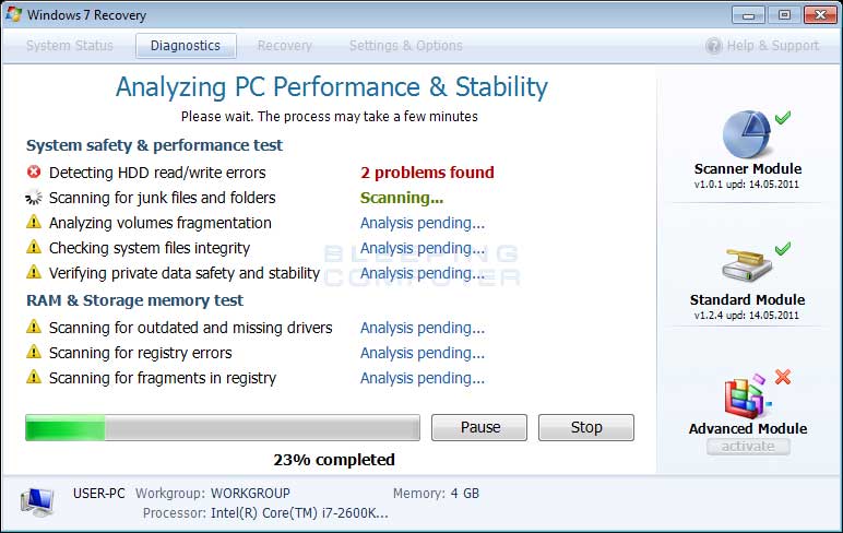 Remove Windows 7 Recovery (Uninstall Guide)