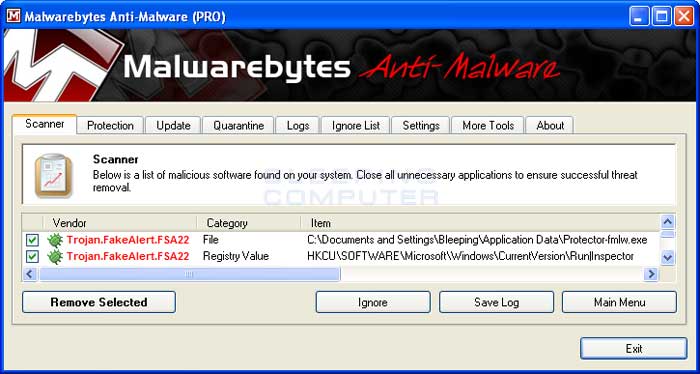 Windows Antivirus Machine Removal Guide