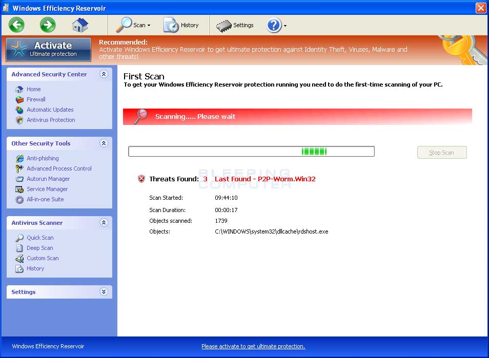 Remove Windows Efficiency Reservoir (Uninstall Guide)