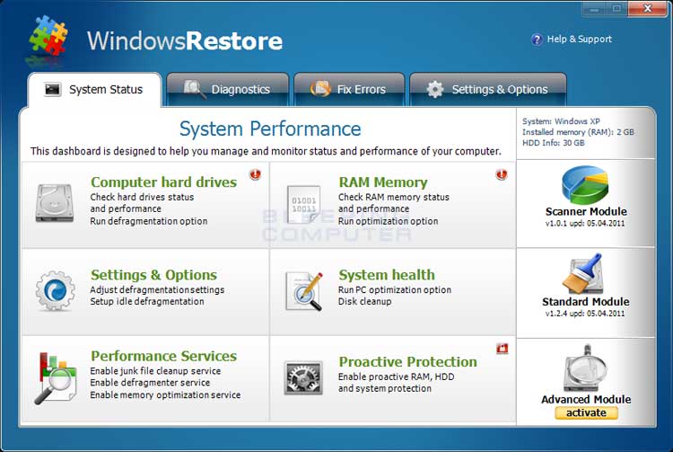 Remove Windows Restore (Uninstall Guide)