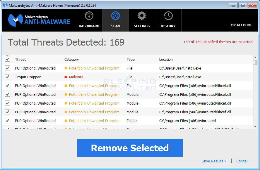 How to remove Windows Route Manager