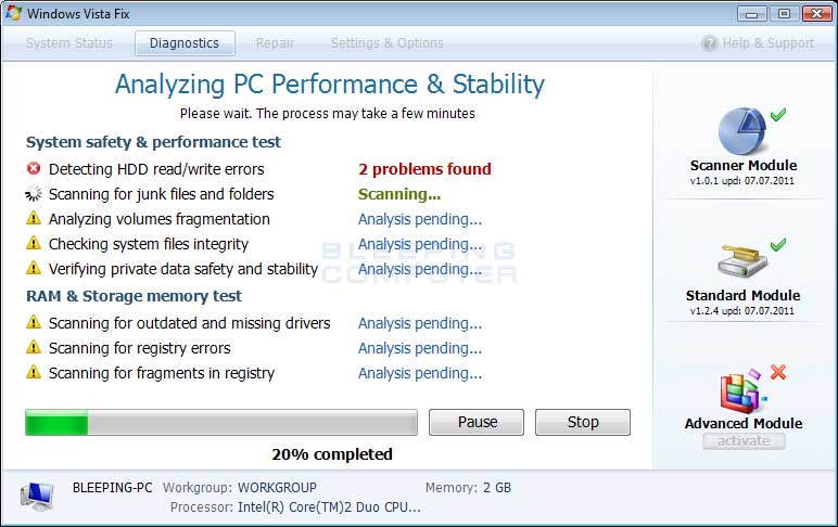 Remove Windows Vista Fix (Uninstall Guide)
