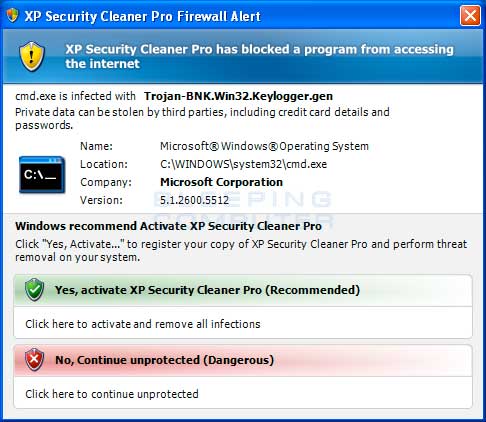 XP Security Cleaner Pro Removal Guide