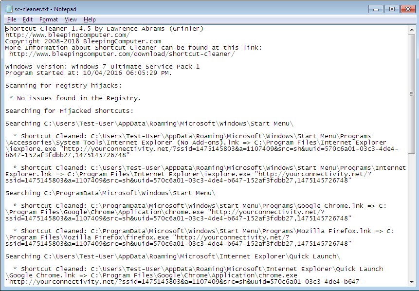 Yourconnectivity.net Browser Hijacker Removal Guide