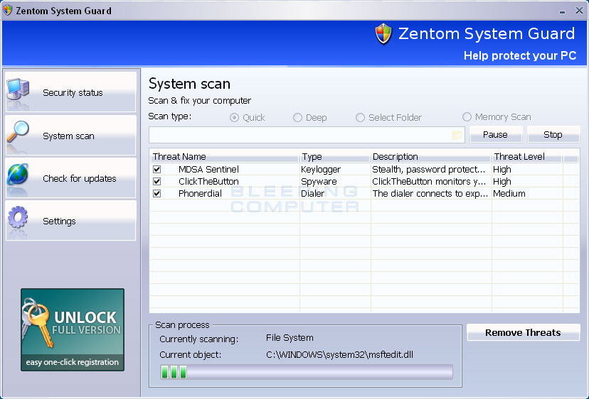 Remove Zentom System Guard Uninstall Guide