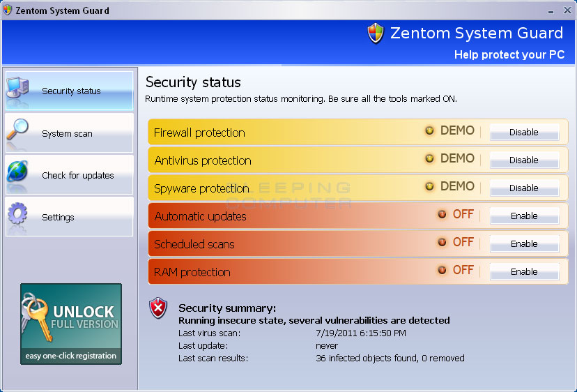 Remove Zentom System Guard Uninstall Guide
