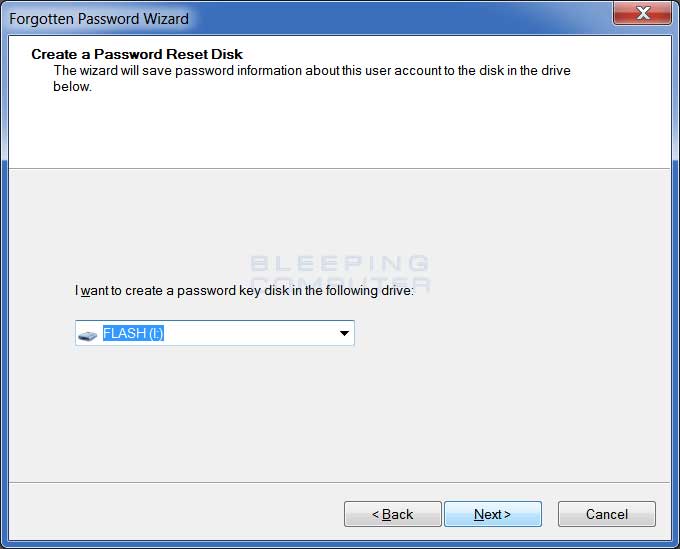 How To Create A Windows Password Reset Disk